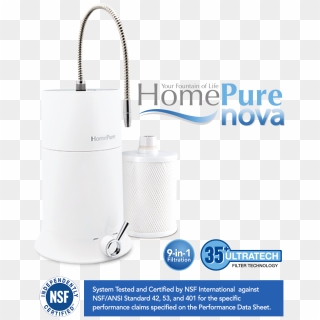 The Homepure Nova Water Filtration System - Home Pure Nova Prix, HD Png Download - 903x1104 ...