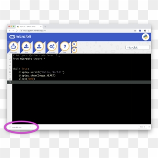 Microbit Python, HD Png Download - 1100x832 (#4127967) - PinPng